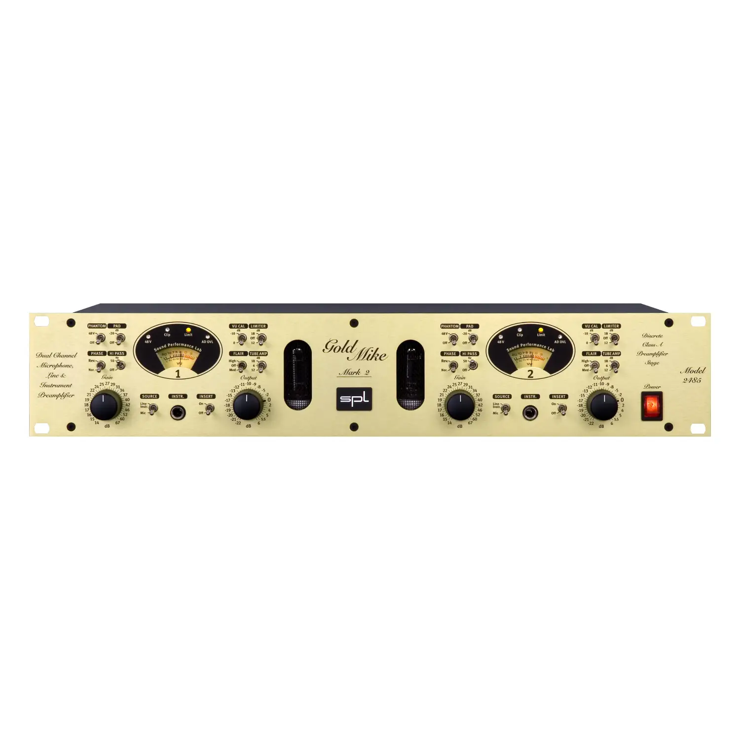 The Superb SPL GoldMike Mk2 Dual Channel Microphone and Instrument ...